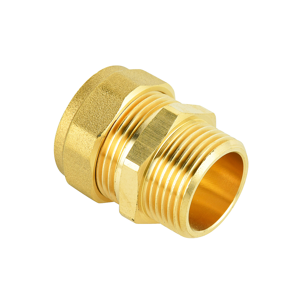 Brass Compression Straight Male Coupling for Copper Pipe from China ...