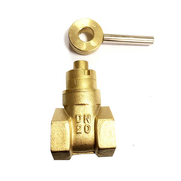 Brass Magnetic Lockable Gate Valve for Water Meter from China ...